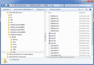 sp_cycle_errorlog (anciennement DBCC ERRORLOG) | SQLServer.fr